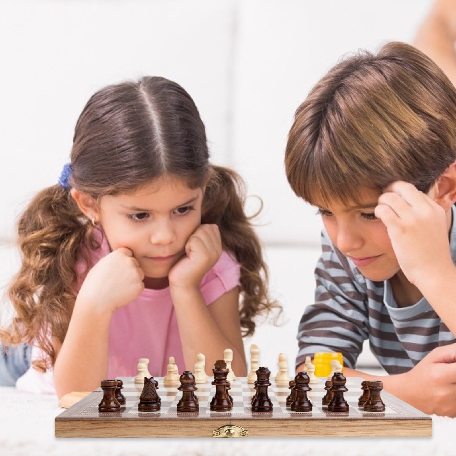 3 in 1 Chess Set Wooden Chess Game Backgammon Chec... – Vicedeal