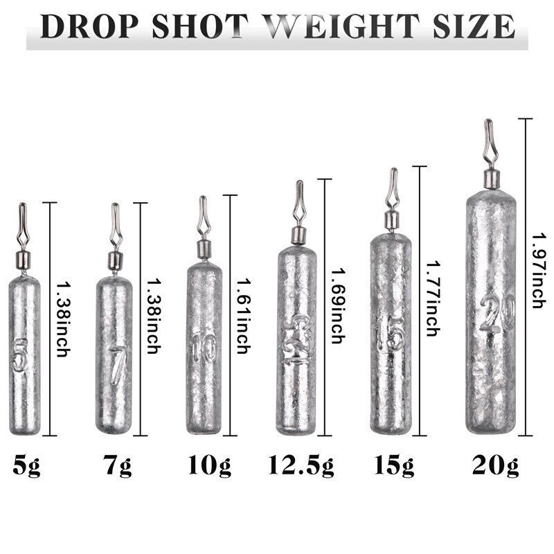 24pcs/lot shot rigs Lead Sinker Carp Fishing Baits... – Vicedeal