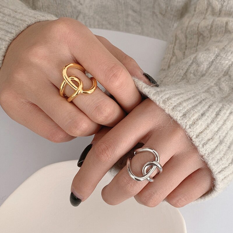Anillo de minimalista para mujer, joya de con de C... – Grandado
