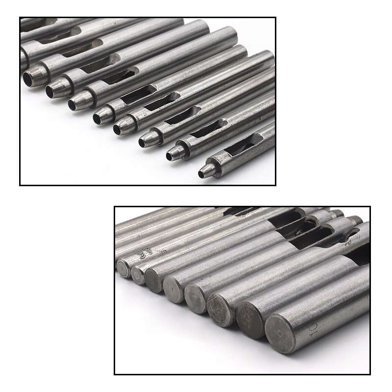 Leather Punch Tool Set Leather Hole Craft Kit Holl... – Grandado