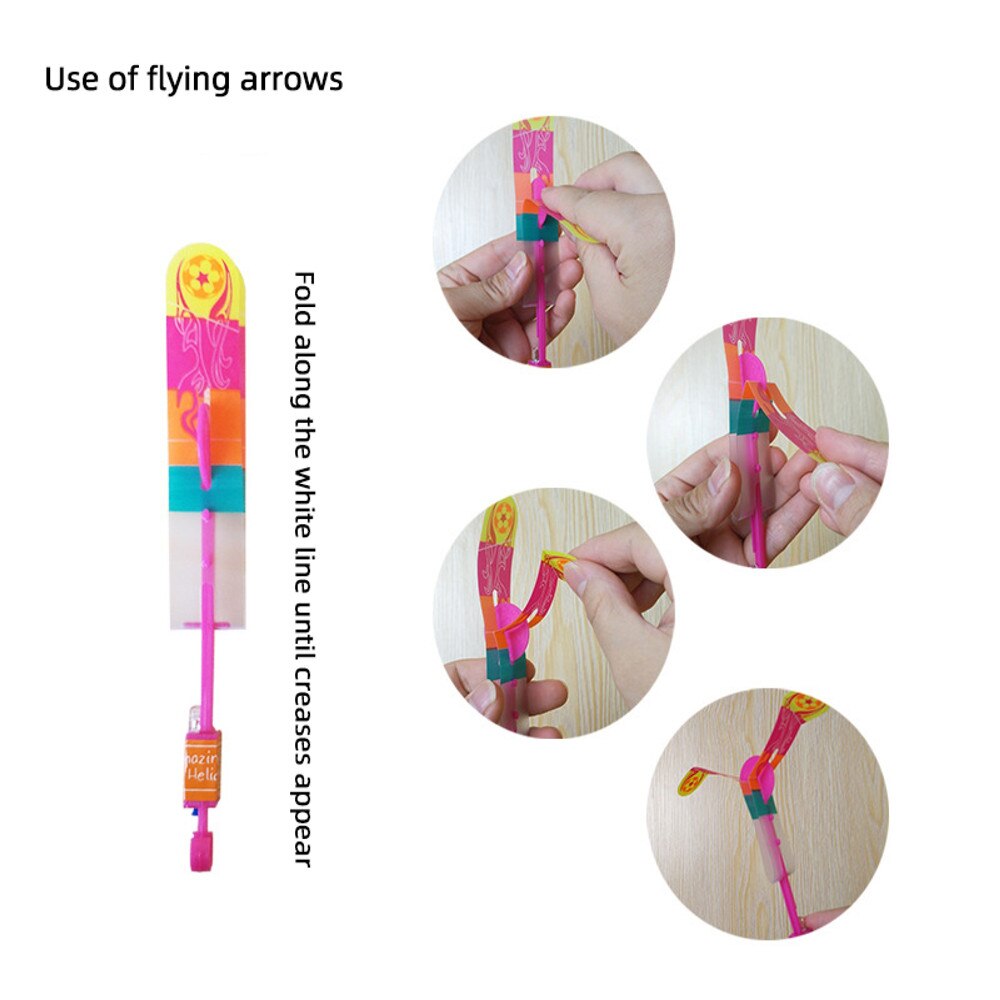5 Pcs Amazing LED Light Arrow Rocket Helicopter El... – Grandado