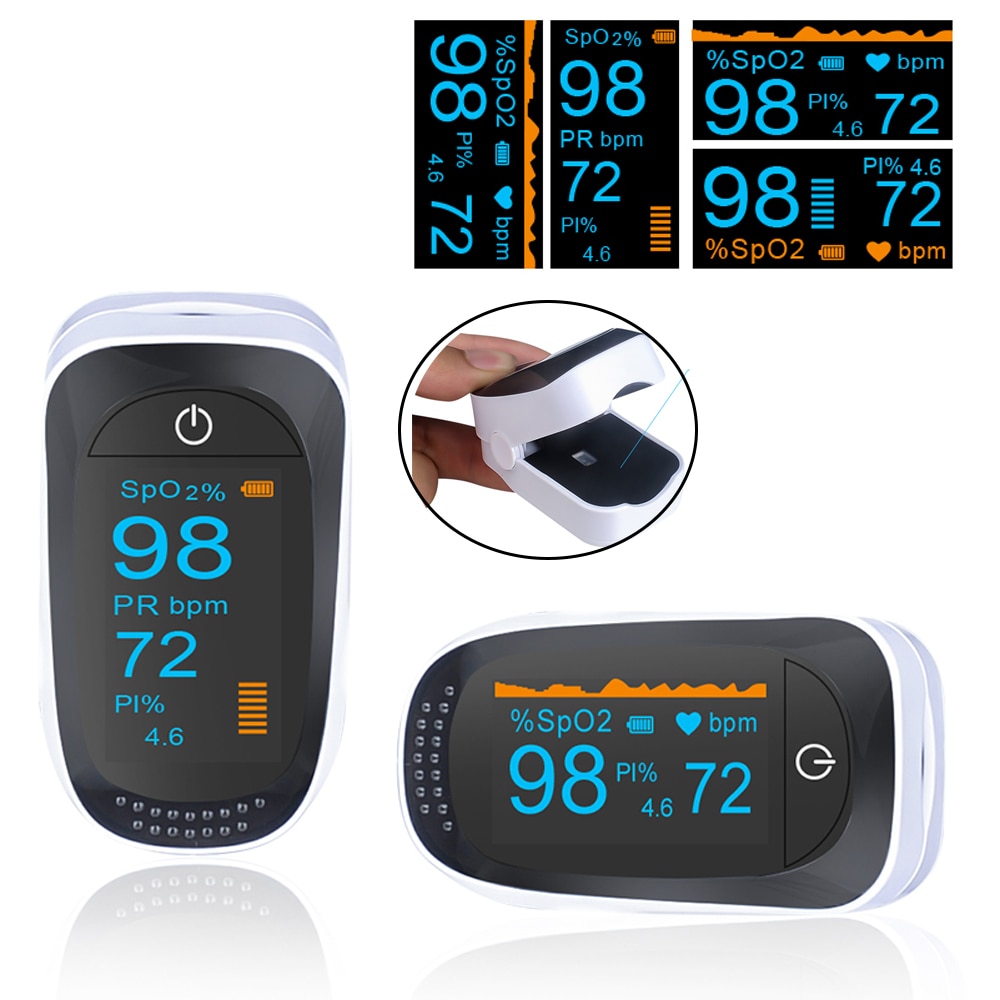 Finger Pulse Oximeter Portable Fingertip Pulsoxime... – Grandado