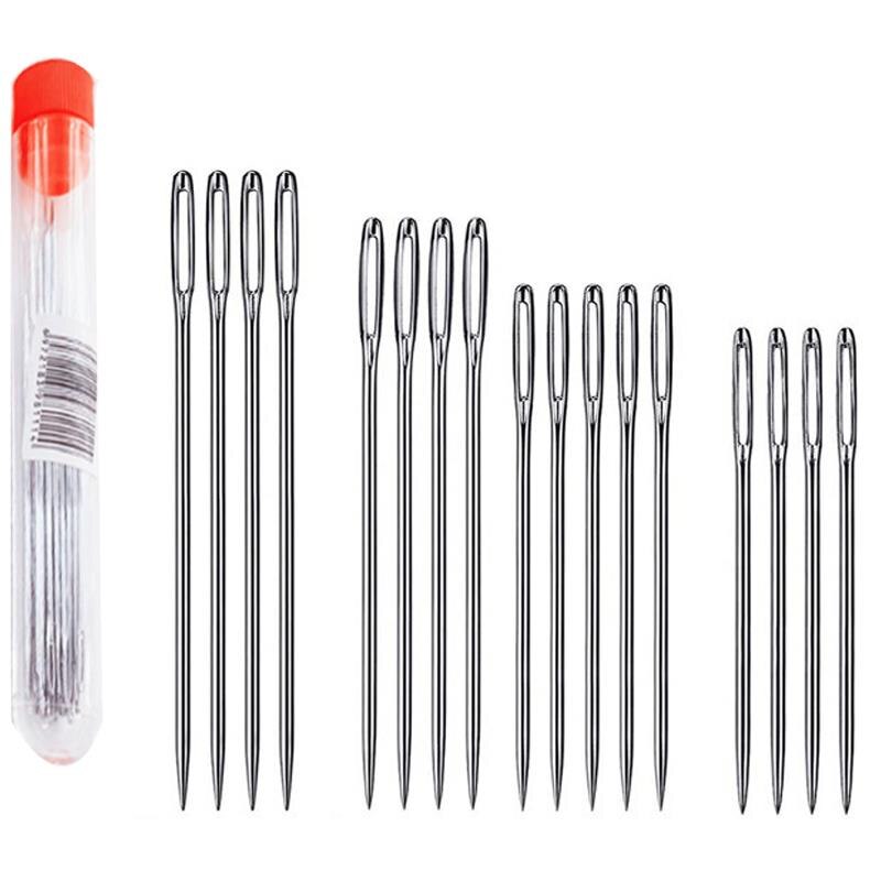 17/25Pcs Rvs Naalden Kant Gat Hand Naaien Naalden ... – Grandado