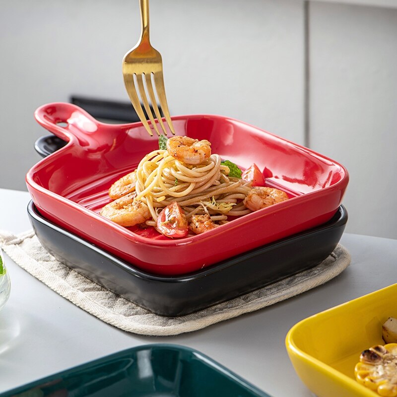 Nordic Cutlery Salad Plate Vegetable Fruit Dinner ... – Grandado