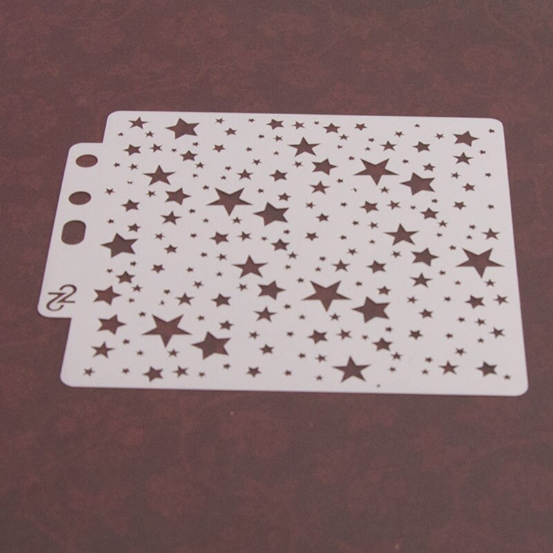 Tpxckz 2pcs Star Christmas Cake Stencil Template M... – Grandado
