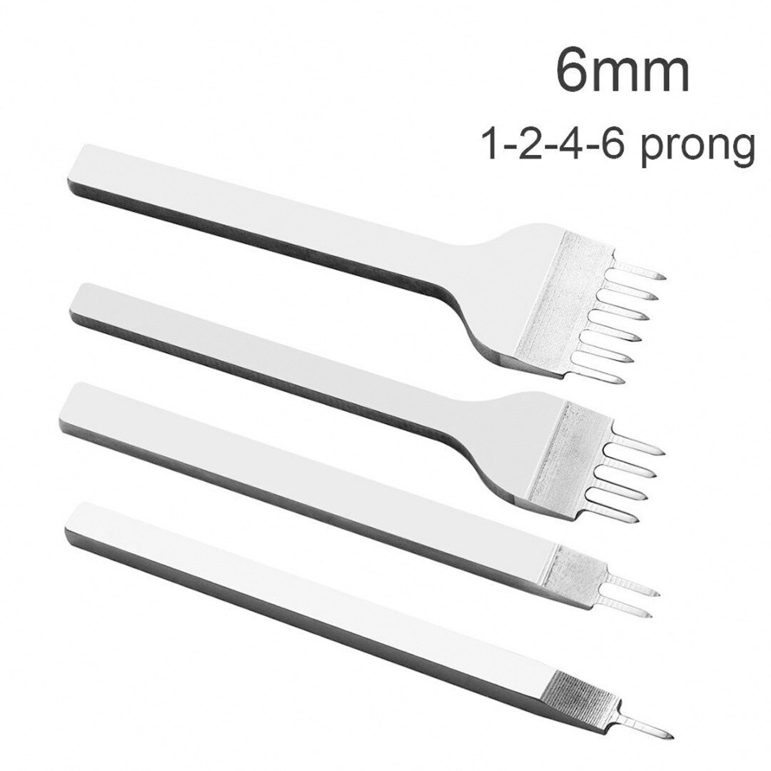 Set van 3/4/5/6mm perforators voor leer, 1+2+4+6 p... – Vicedeal