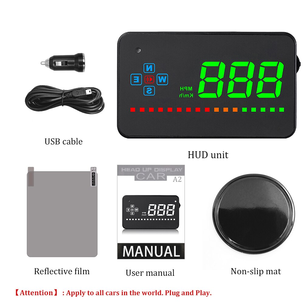 Compatible with All Car Speed Projector GPS Digita... – Grandado