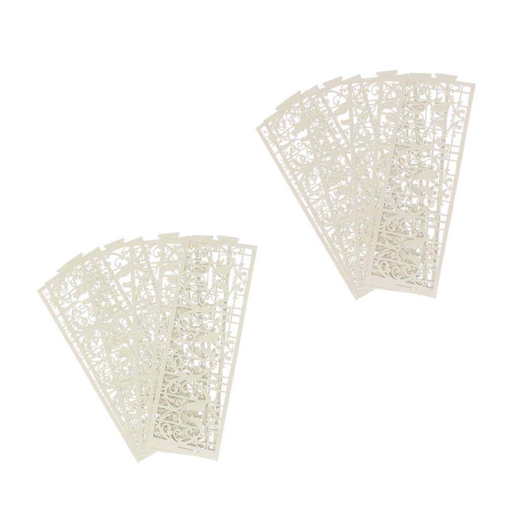 12Pcs Liefde Vogels Papier Gesneden Hollow Thee Li... – Vicedeal