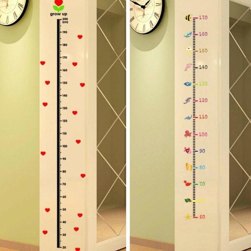 Children's Height Chart Pvc Height Measurement Wal... – Grandado