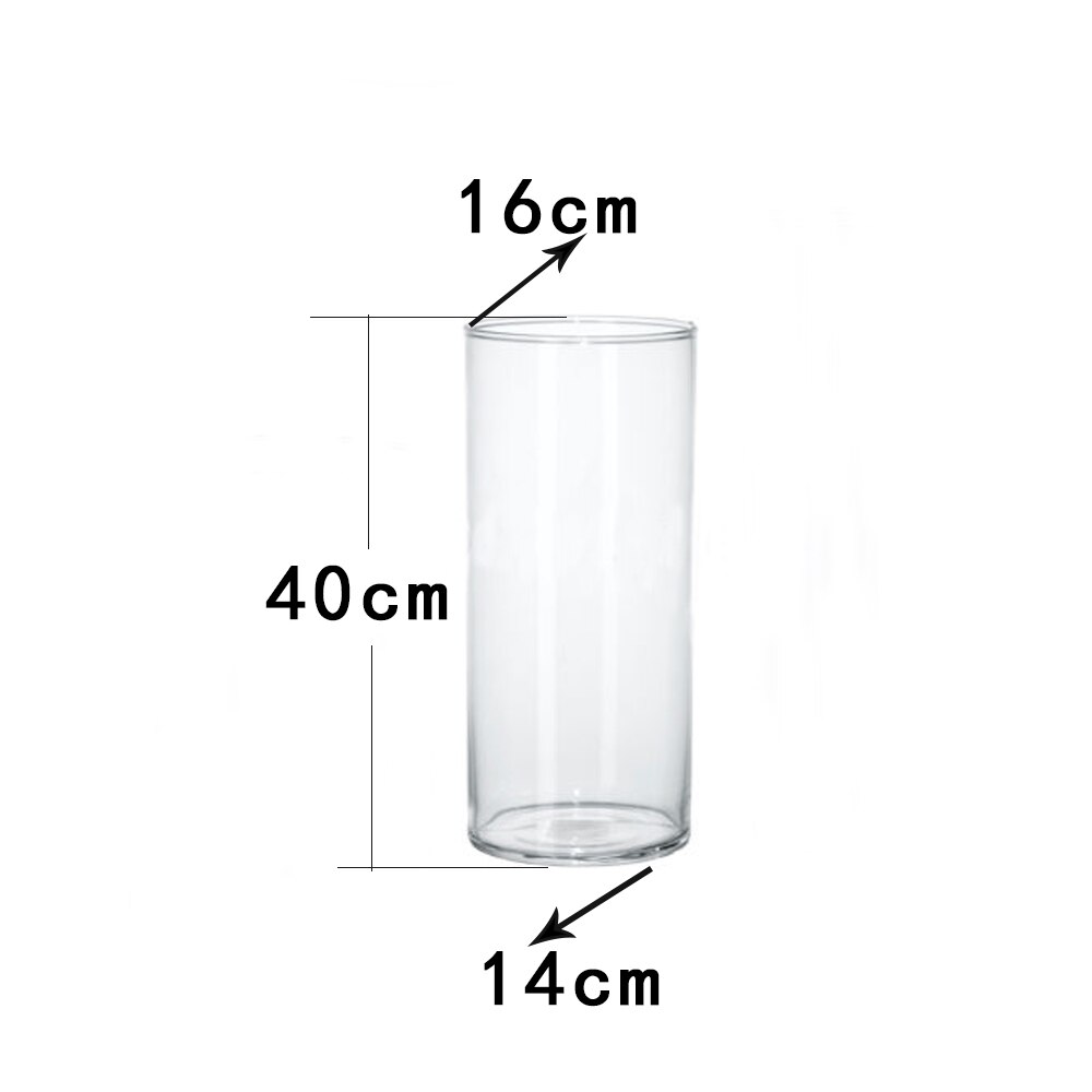 Acrylic Cylinder Vase Clear Round Plastic Wedding ... – Vicedeal