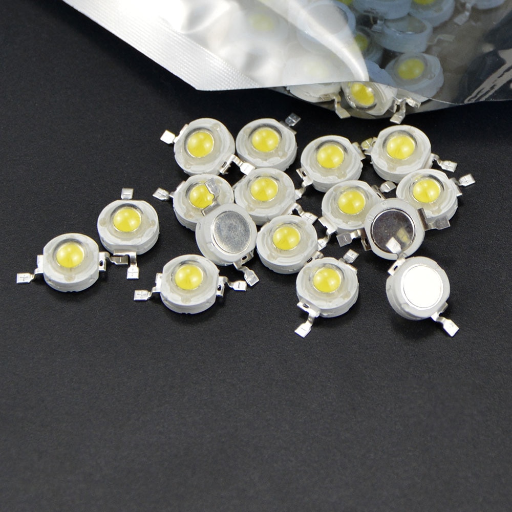 20Pcs 100% Taiwan original Full Watt Led Chips dio... – Grandado