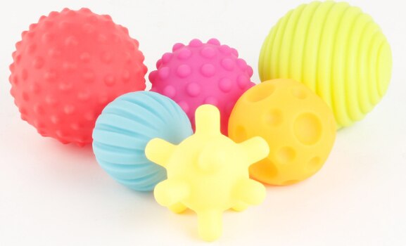 6 PCS Textured Multi Ball Set Develop Baby's Tacti... – Grandado