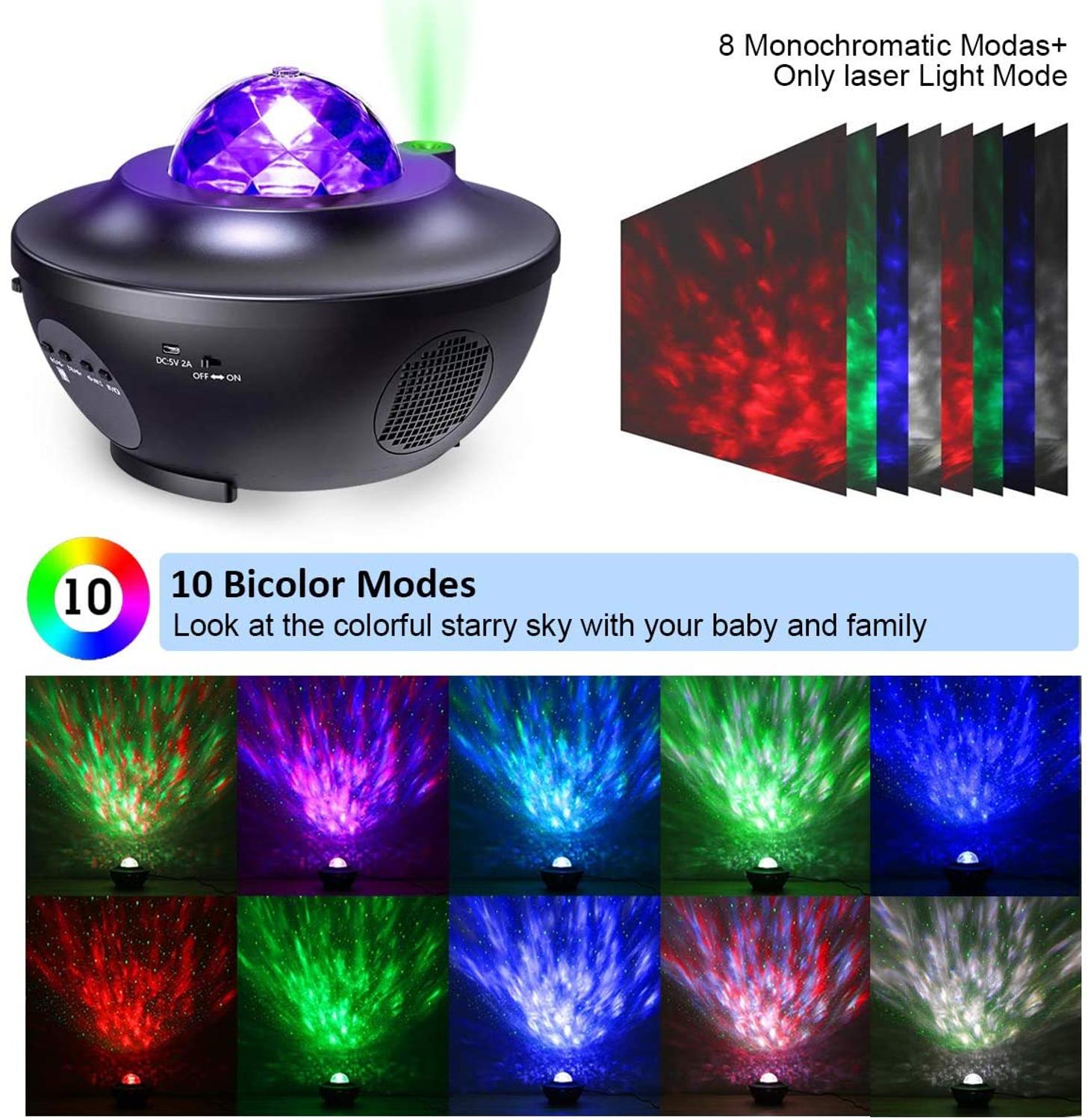 Colorful Starry Sky Light Ocean Projector Led Nigh... – Grandado