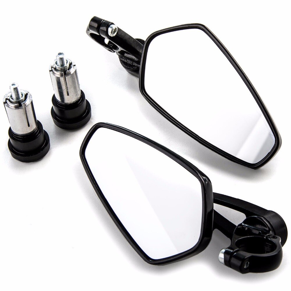 Universal 2 Uds Negro Motocicleta 7 8 22mm Manill Grandado
