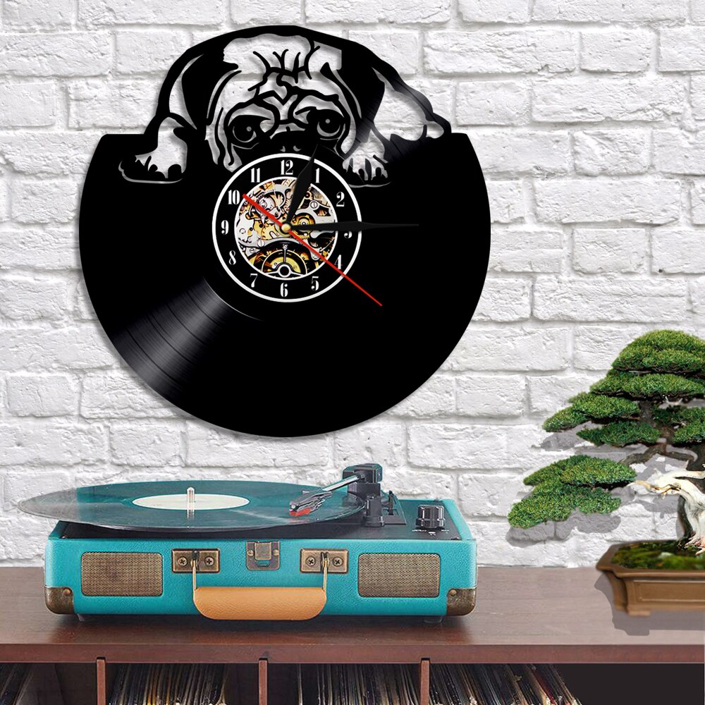 English Bulldog Clocks Animal Wall Home Decor Livi... – Grandado
