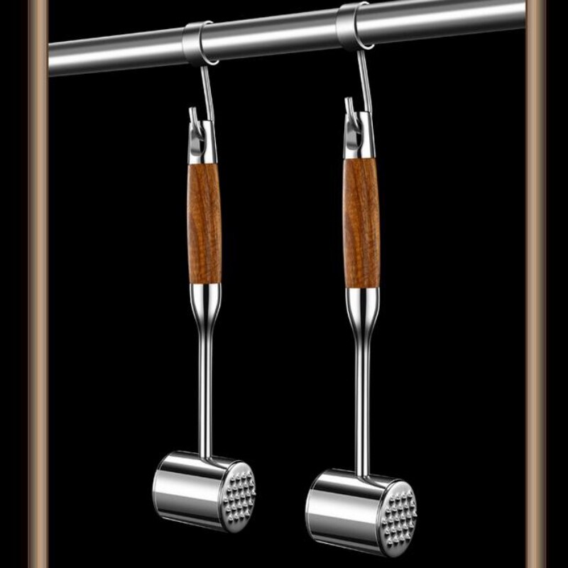 Meat Tenderizers Hammer Solid Stainless Steel Beef... – Grandado