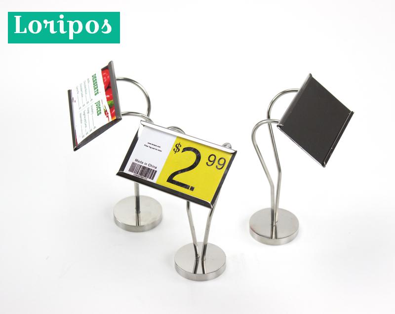 Silvery Metal Name Card Display Table Stand Sea Fo... – Vicedeal