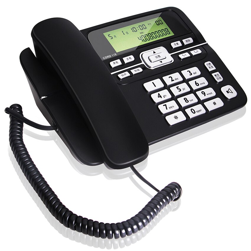 Desktop Corded Telephone with Caller ID, Call Hold... – Grandado