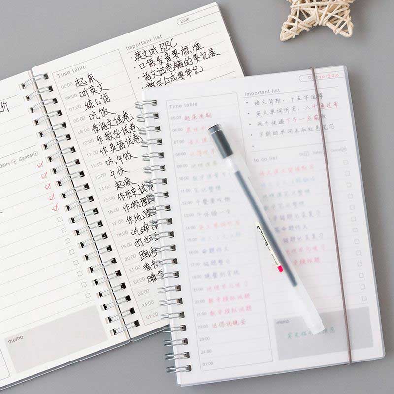 A5 Daily Weekly Monthly Planner Notebook Daily Jou... – Grandado