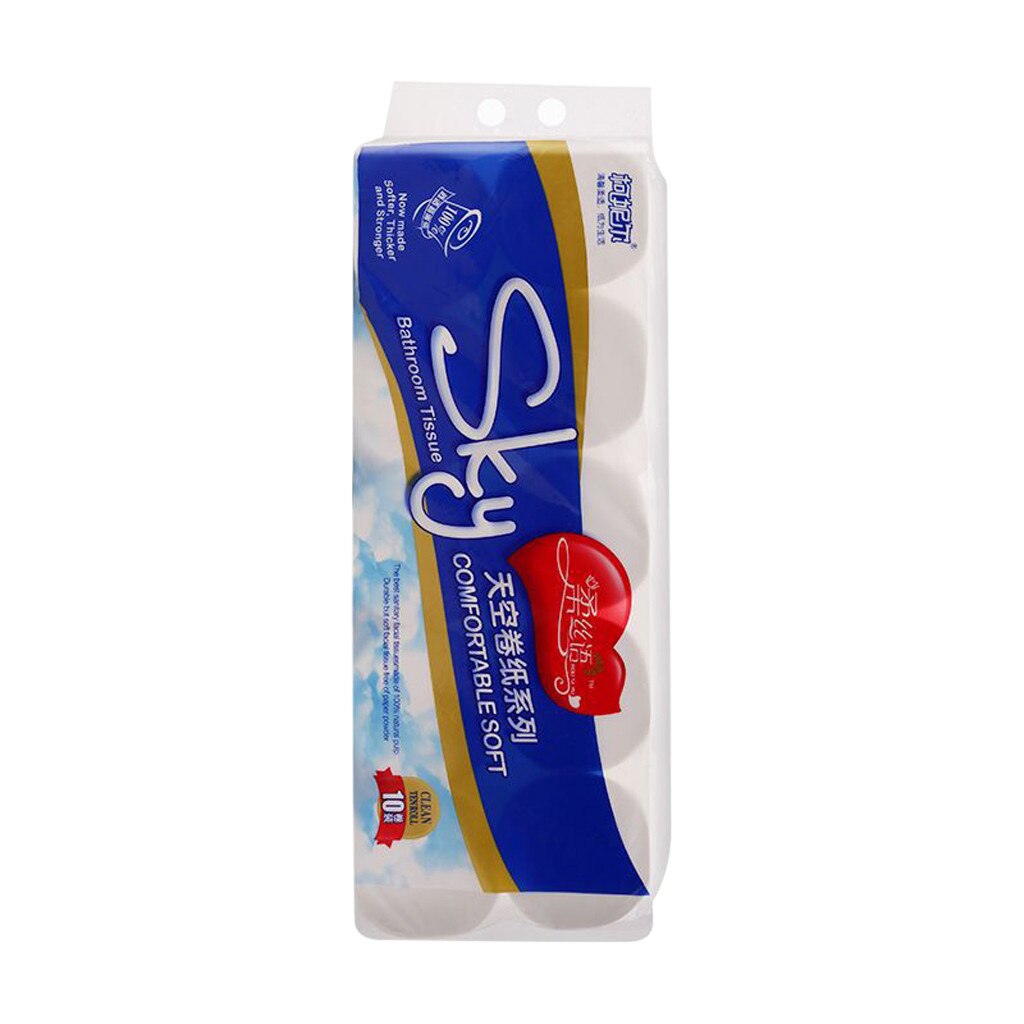 Solid Coil Paper Toilet 10Roll Towel Log Pulp Rest... – Vicedeal