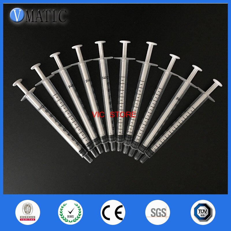 10 Sets Dispensing Plastic Manual Syringes 1cc/ml ... – Grandado