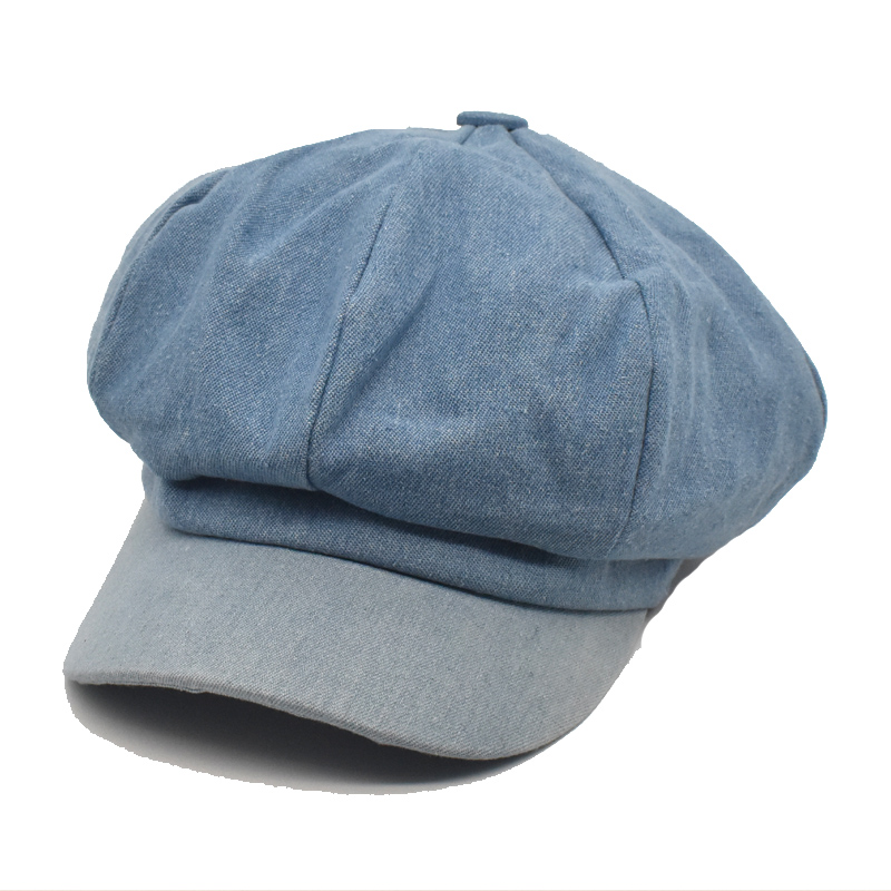 FUODRAO Cowboy Octagonal Hats Women Korean Solid C... – Vicedeal