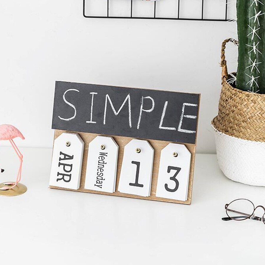 European-Style Home Decoration Perpetual Calendar ... – Grandado