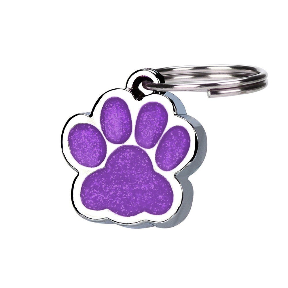 Pet Supply 25mm Shiny Glitter Paw Shape Pet Dog Ca... – Vicedeal