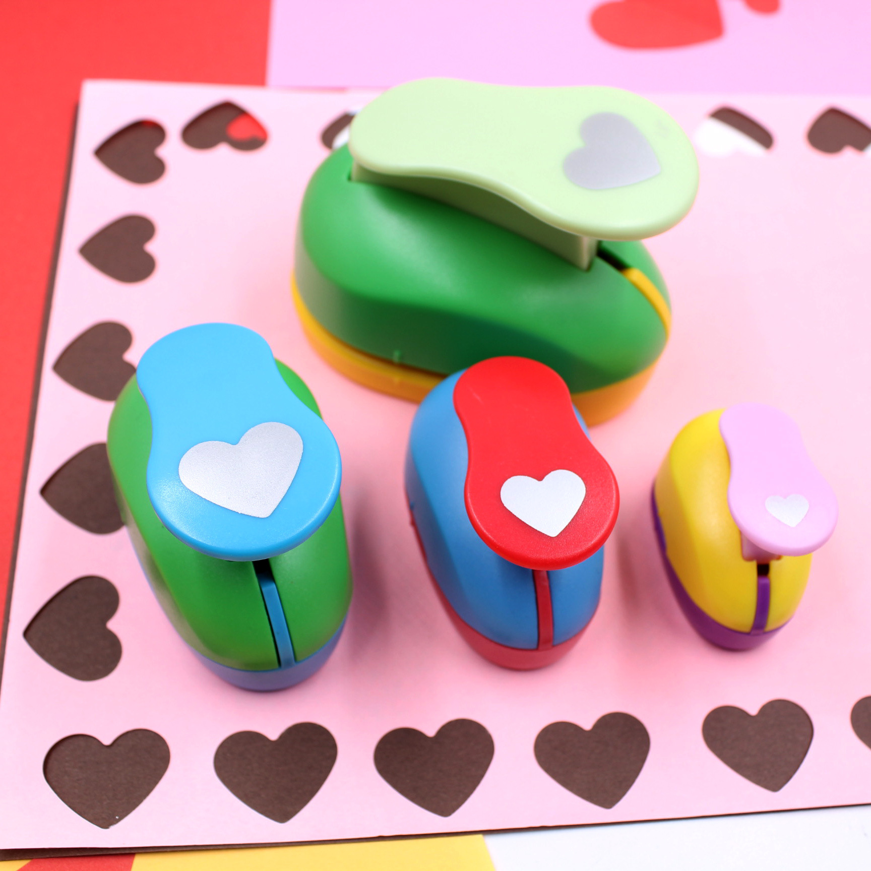 3/8'' 1cm 1.5cm 2.5cm hearts paper punch s... – Vicedeal