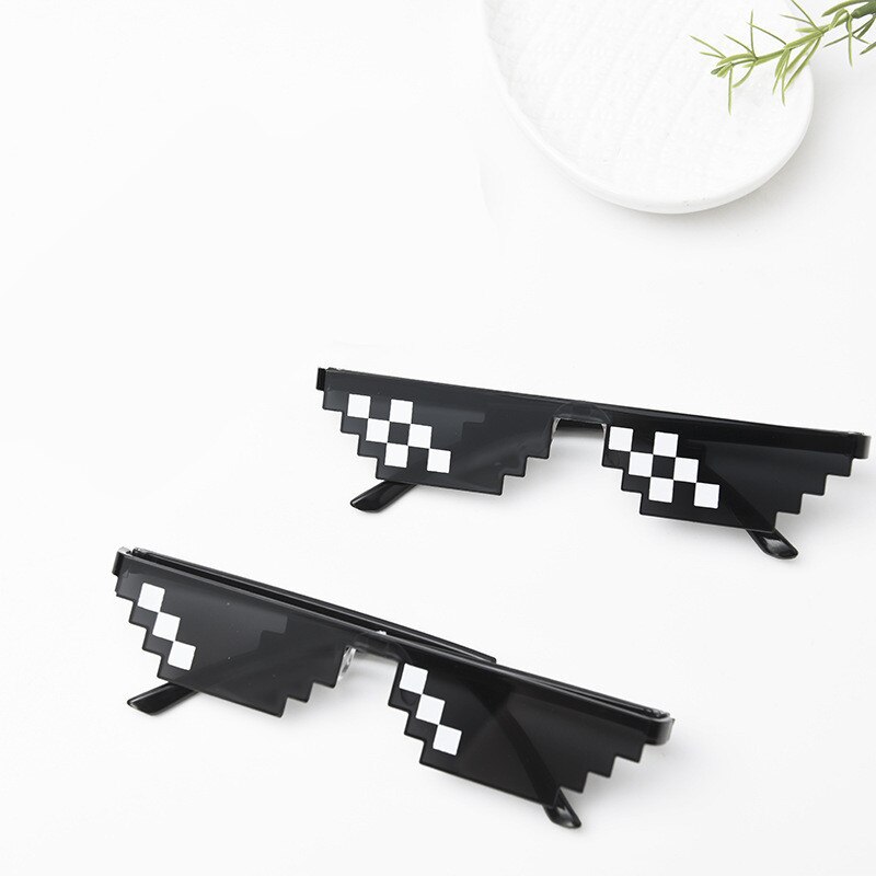 8 Bit Thug Life Mosaic Funny Tricks Glasses Toy Un... – Grandado