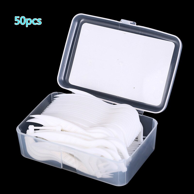 30/50 Pcs Thread Dental Flosser Oral Gum Teeth Cle... – Grandado