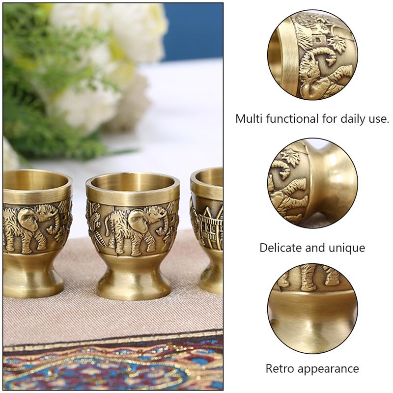 1Pc Vintage Whiskey Shot Glass Animal Embossed Win... – Vicedeal