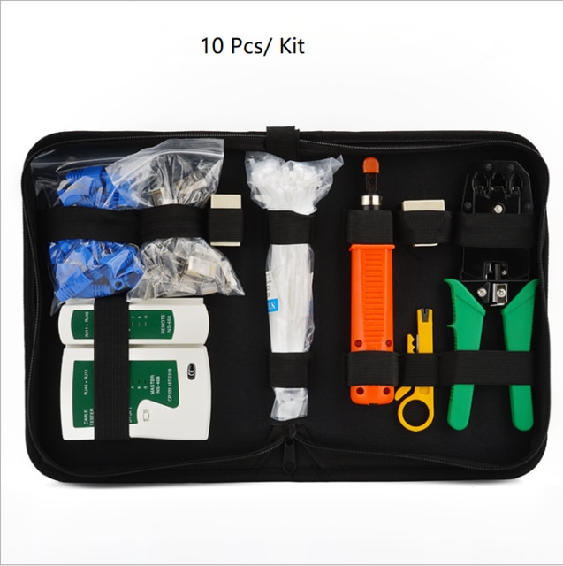 Kit d'outils de réparation de réseau LAN RJ45, tes... – Grandado