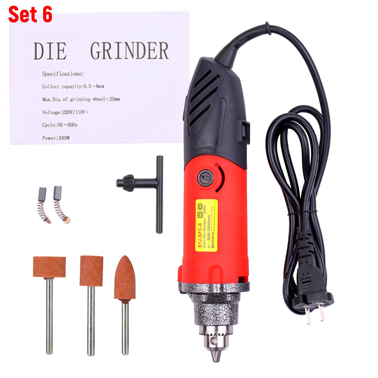 240W Electric Drill Rotary Tool Kit Variable Speed... – Grandado