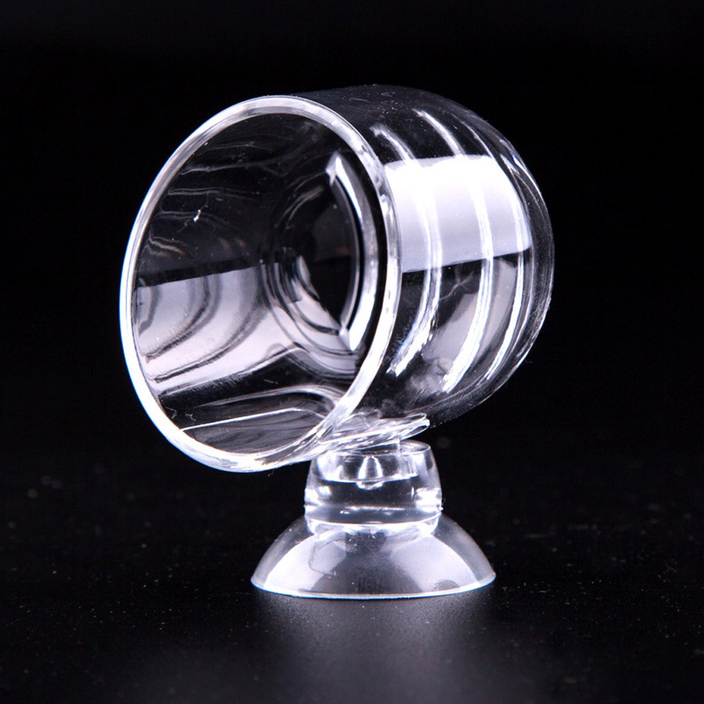 Aquarium Cone Red Worm Feeder Acrylic Suction Cups... – Grandado