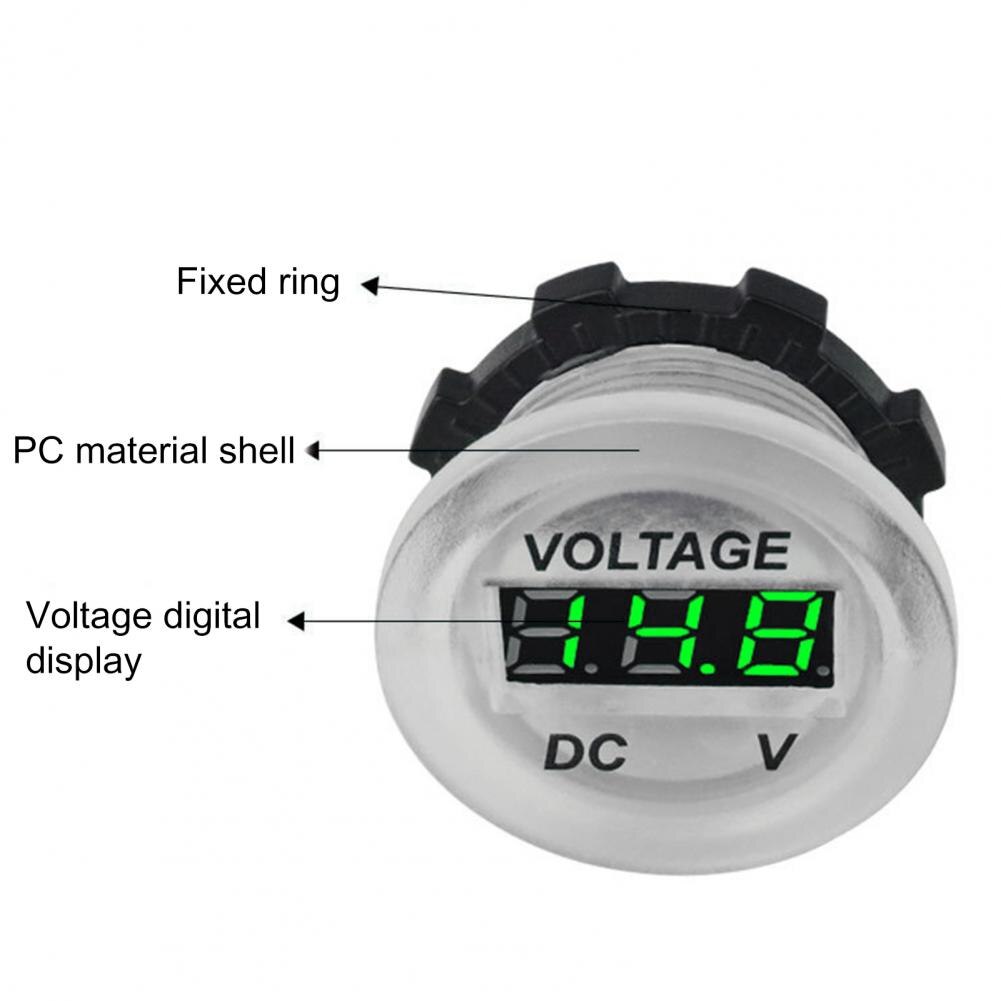 Voltmeter Transparent Digital Display 12V Stable P... – Grandado
