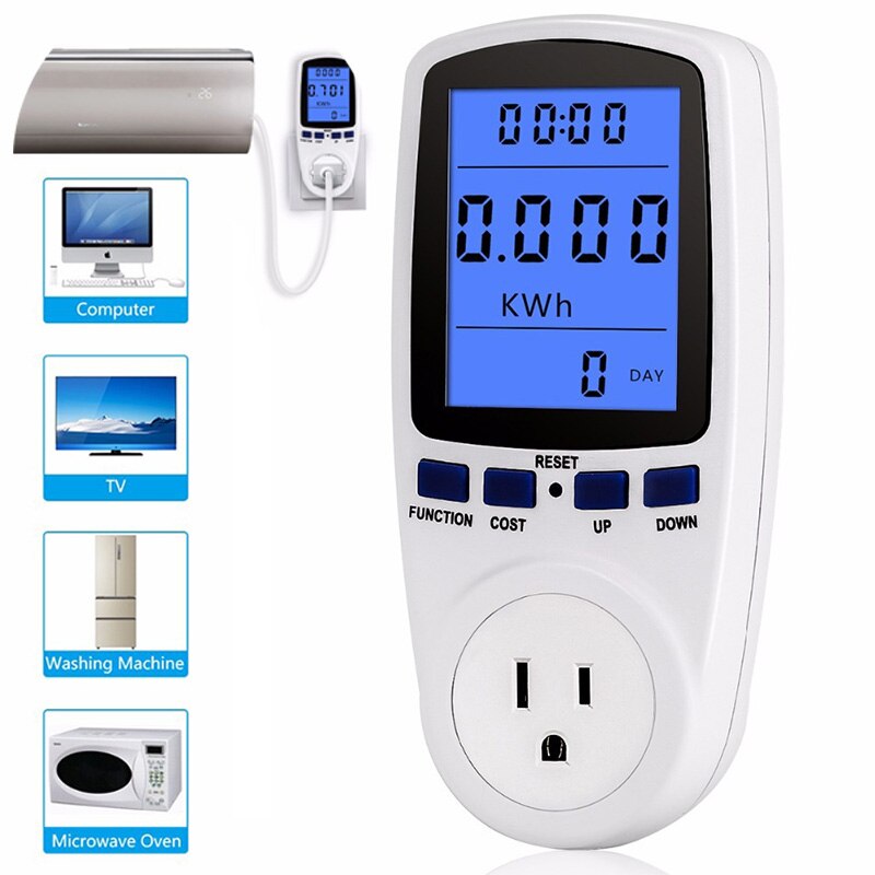 ZK30 220V Ac Eu Digitale Lcd Power Meter Wattmeter... – Grandado