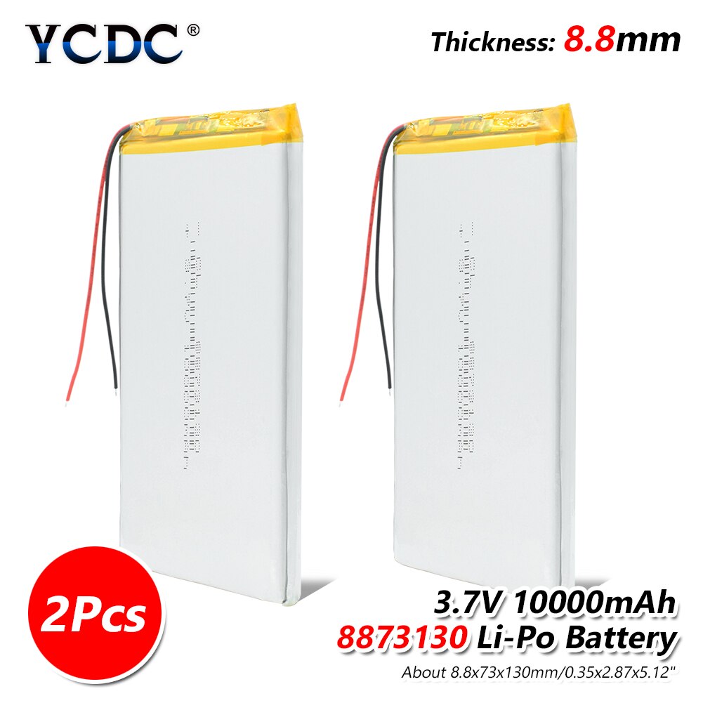 Size 8873130 3.7v 10000mAh li-ion Lipo cells Lithi... – Vicedeal