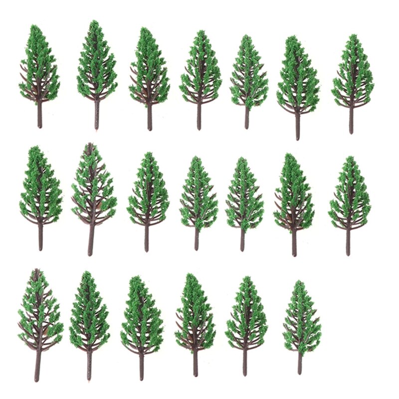20pcs Model Trees Park Street Railroad House Layou... – Vicedeal