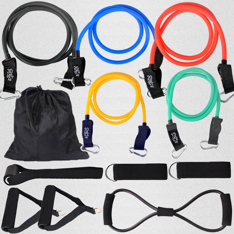 12PCS Resistance Bands Set Bodybuilding Home Gym E... – Grandado