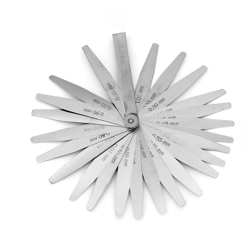 Feeler Gauges 17 Blades 0.02-1.00MM Metric Feeler ... – Grandado