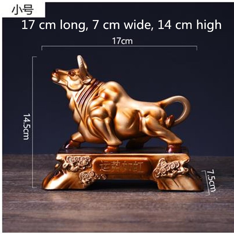 Simulation Wall Street Bull Statue Crafts, Europea... – Grandado