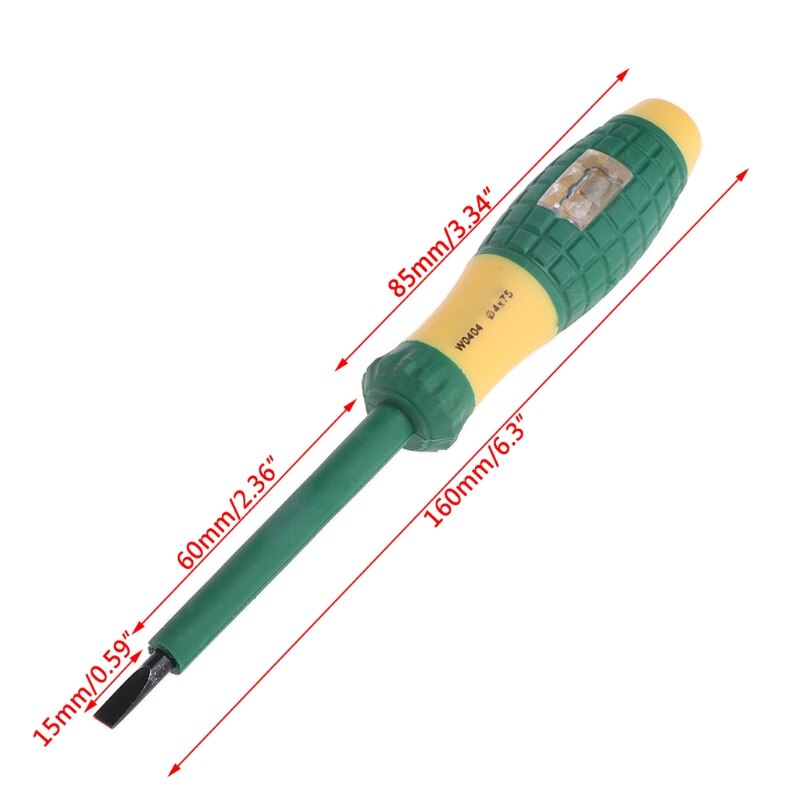 Electrical Tester Pen 220V Slotted Screwdriver Vol... – Grandado