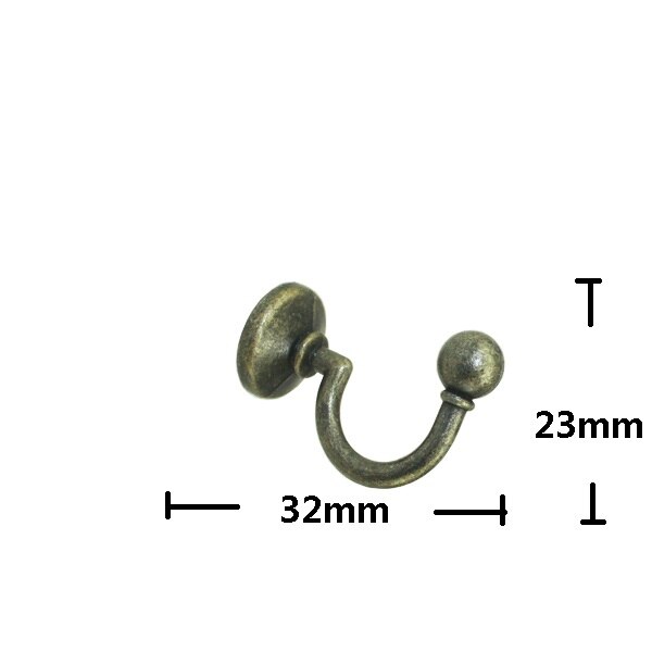 6 Pieces Single Key Hooks Wall Mounted Hanger Hook... – Grandado