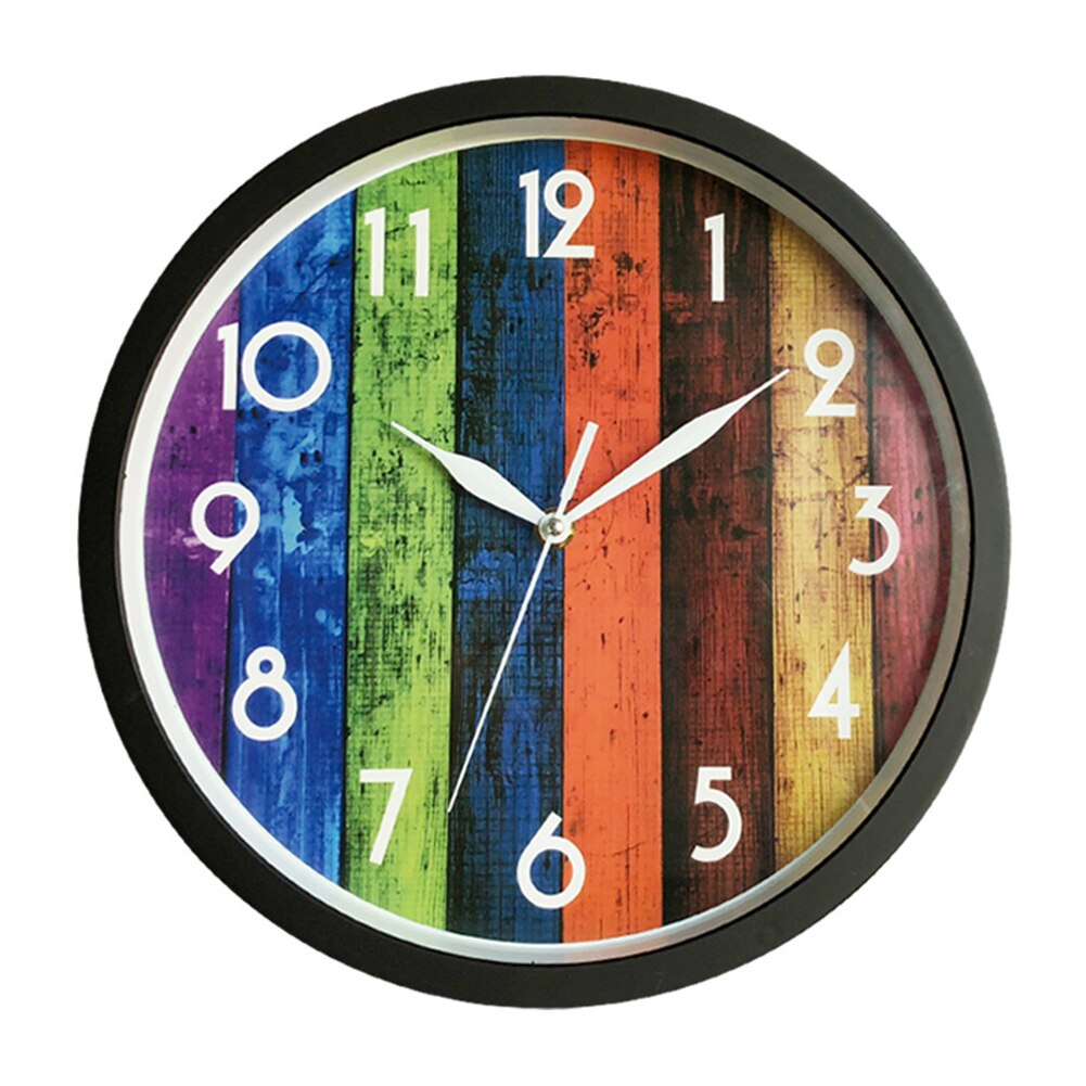 Wall Clock Vintage Style 12 Inch Silent Round Wall... – Grandado