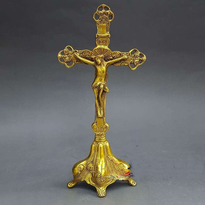Pure copper Jesus cross ornaments, pendants, Chris... – Vicedeal