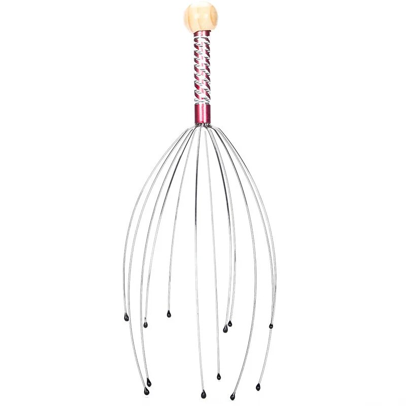 Octopus Head Massager Stainless Steel Engraved Hea... – Grandado