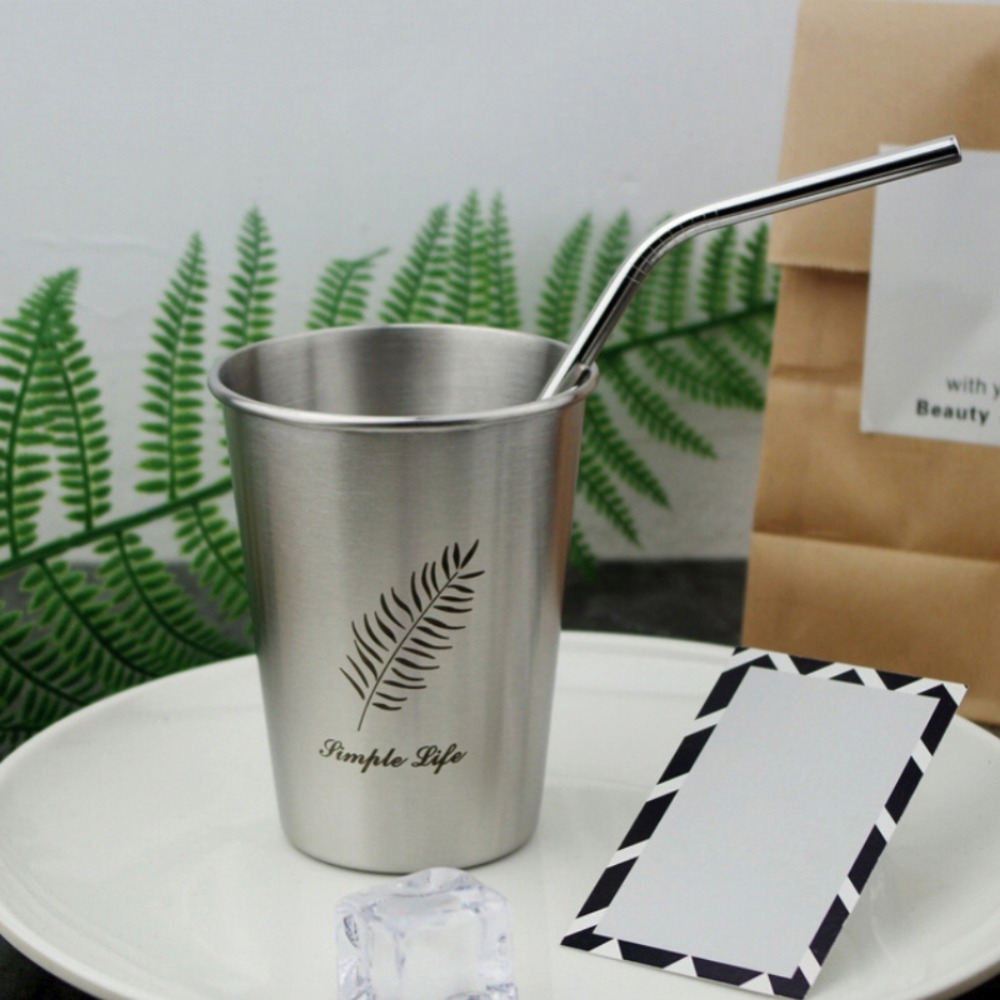 500 Ml Stainless Steel Water Cup, Unbreakable Stac... – Grandado