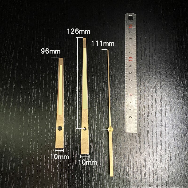 Metal Wall Clock Hands Gold Home Decor Hour Hand M... – Vicedeal