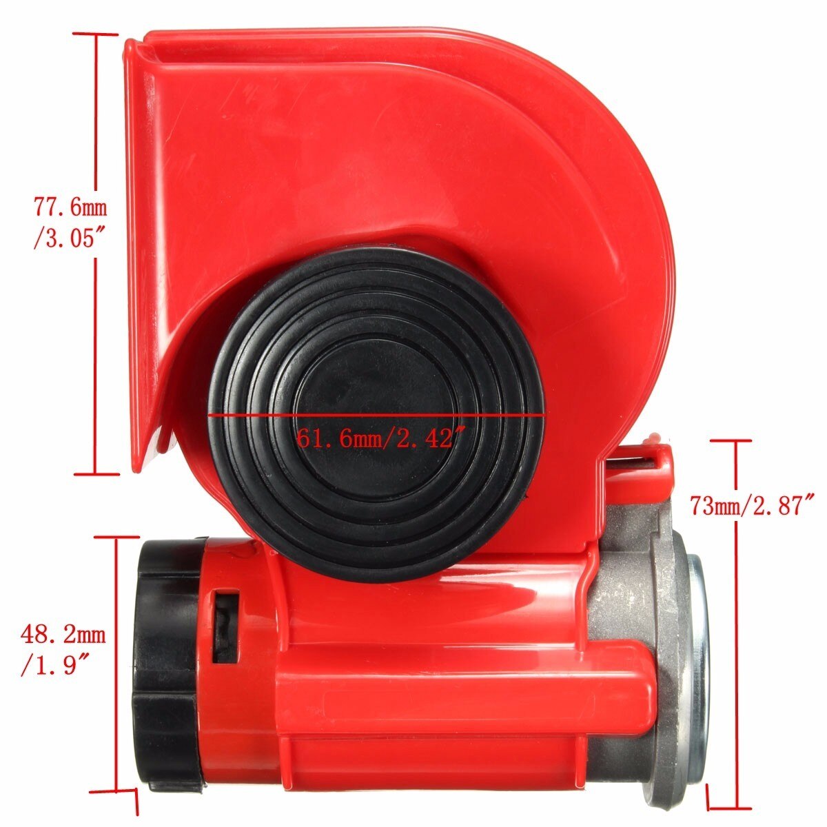 Schnecke elektrische Hupe Auto Hupe LKW LKW SUV RV Zug Wohnwagen ...